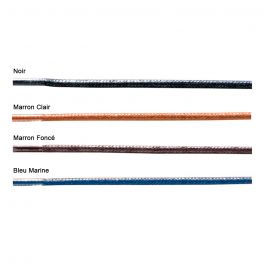Lacet Rond Ciré Saphir, Lacets Coton - Mon-Droguiste.com