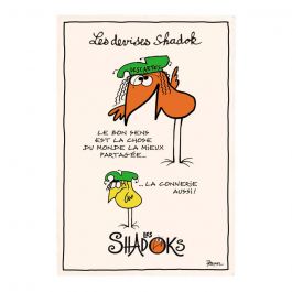 Torchon Shadoks Le Bon Sens Winkler - Mon-Droguiste.com