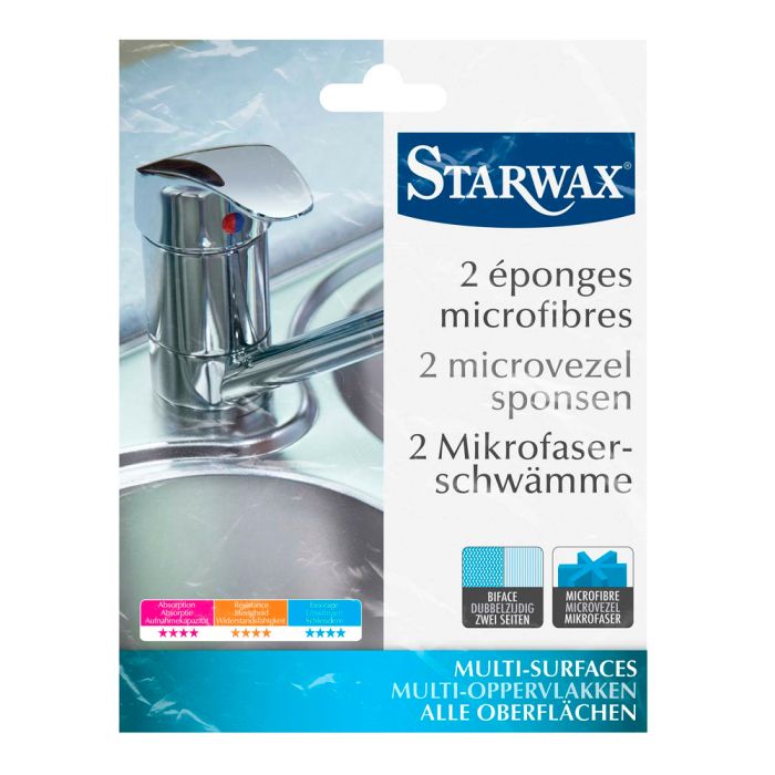 Eponges Microfibres Starwax, Eponge Absorbante - Mon-Droguiste.com