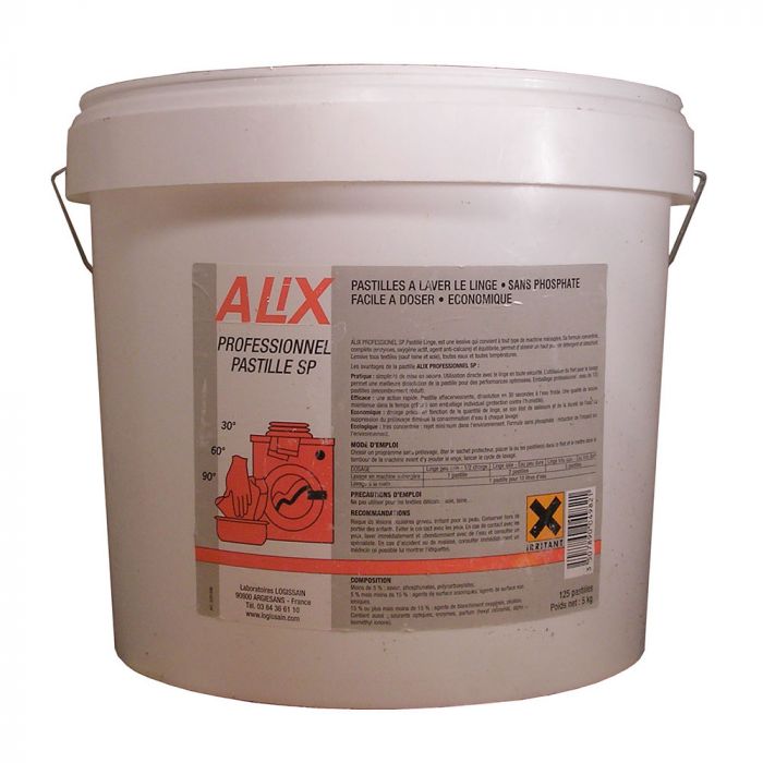 Alix Lessive Professionnel Pastille 3.125kg - Laboratoires Logissain ...