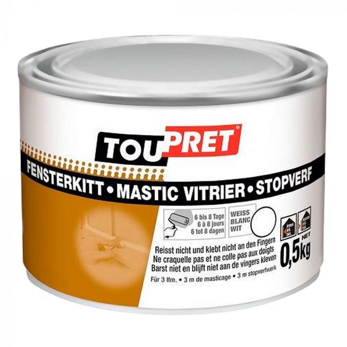 Mastic Blanc Toupret, Achat Mastic de Vitrier - Mon-Droguiste.com