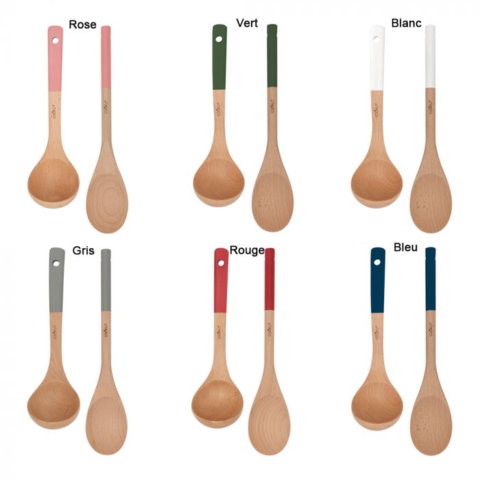 Set Cuillère et Louche en Bois Cookut - Mon-Droguiste.com