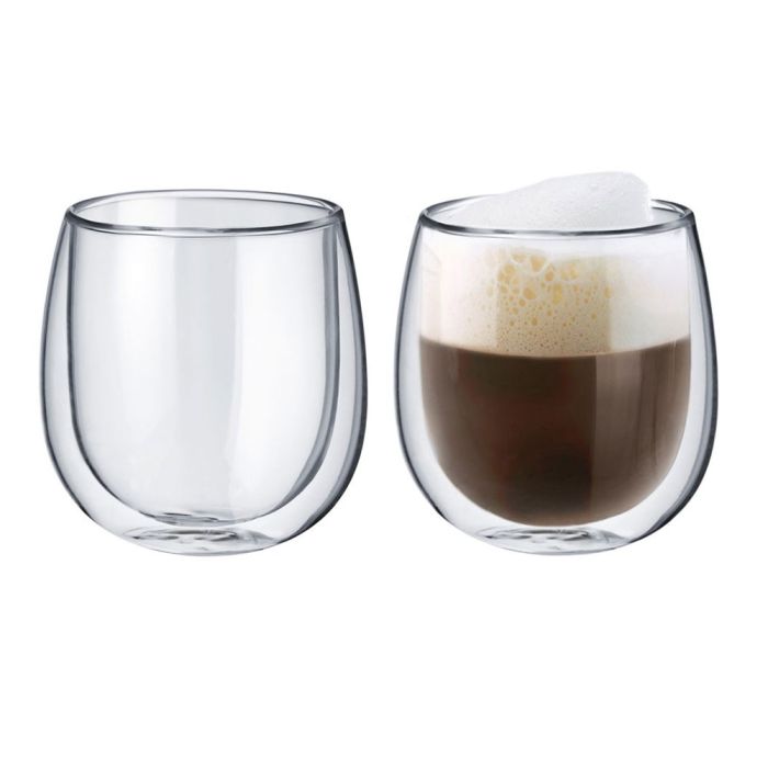 Verre Latte Macchiato Verre à Double Paroi Pour Espresso CHiATO, 90 Ml ...